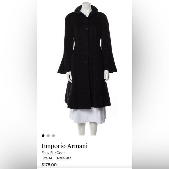 Emporio Armani | Jackets & Coats | Vintage Emporio Armani Black Long Jacket | Poshmark